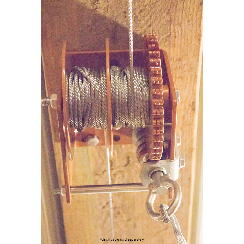 WG2000 Worm Gear Winch | Loop Drive | Split Reel | Dutton-Lainson Company