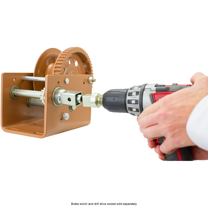 6463 DLB-Series Brake Winch Square Tube Hub | Dutton-Lainson Company