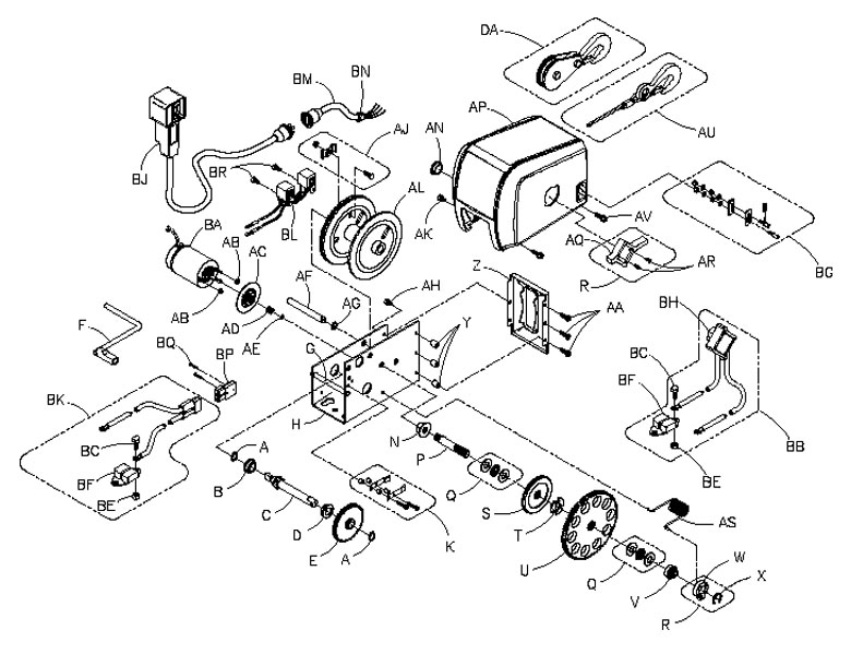 Electric Winches - Repair Parts | Dutton-Lainson Company